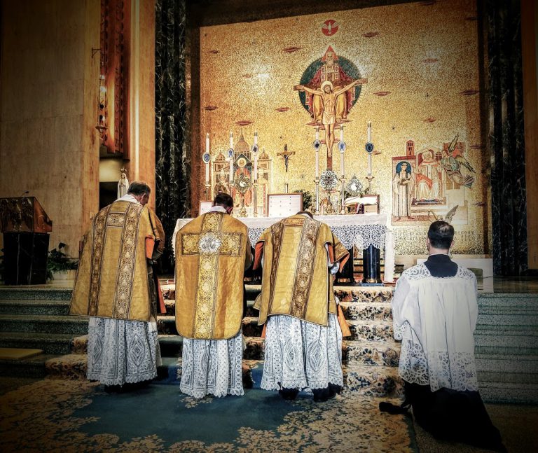 Photos from a Mass of Reparation for sacrileges and blasphemies | Fr. Z ...